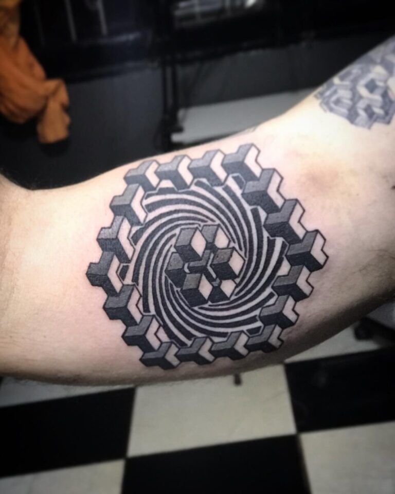 Top Geometric Sleeve Tattoo Ideas for a Bold Statement. - Cleo Diva