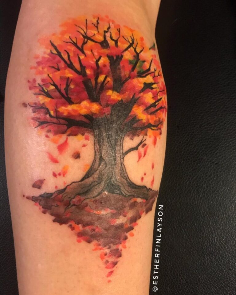 Autumn Tattoo Ideas to Fall in Love With - Cleo Diva