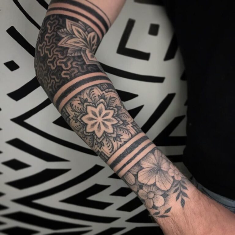 Top Geometric Sleeve Tattoo Ideas for a Bold Statement. - Cleo Diva