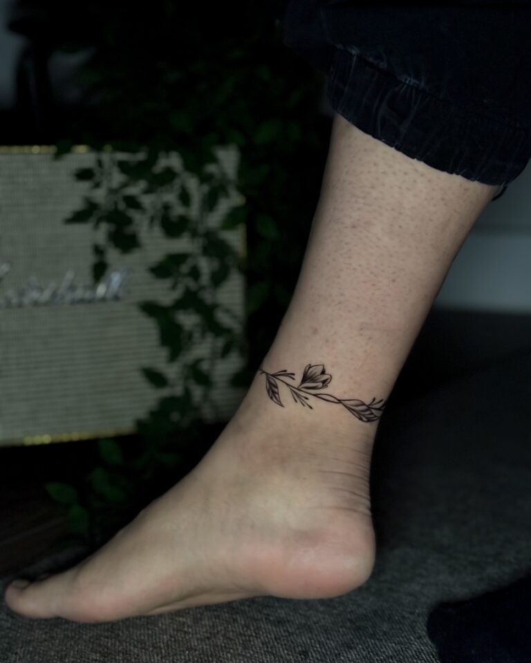 The Allure of Ankle Tattoos: A Statement in Every Step - Cleo Diva