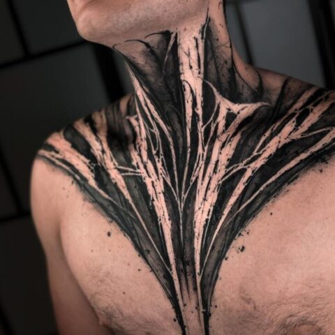 Neck Tattoo Ideas: Bold Statements in a Small Space - Cleo Diva