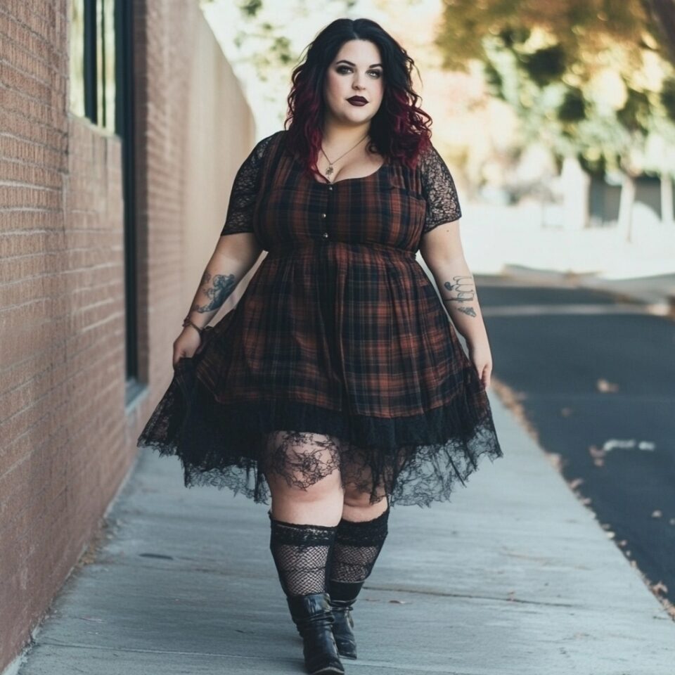 Grunge Outfit Ideas for Plus-Size Women: Bold, Edgy & Unapologetic ...