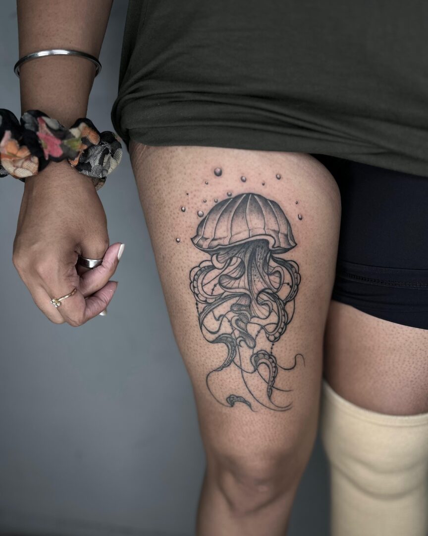 Jellyfish Tattoos: Symbols of Mystery, Adaptability, and Flow - Cleo Diva