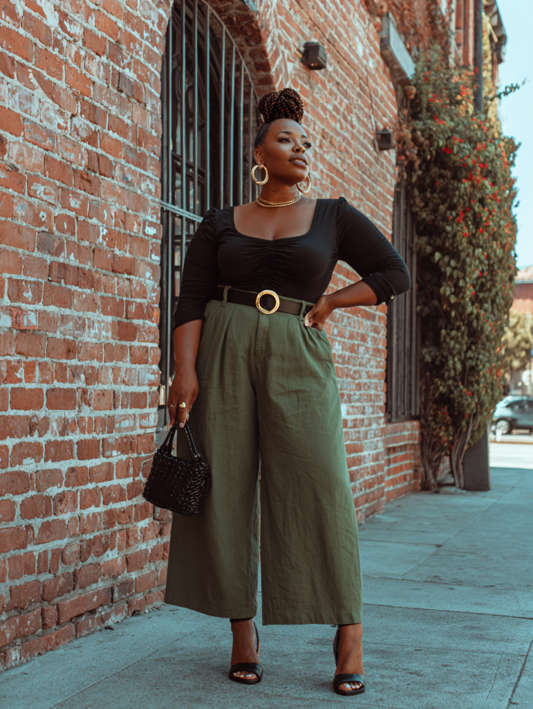 Chic Plus Size Outfits for Inverted Triangle Body Shape That Create ...
