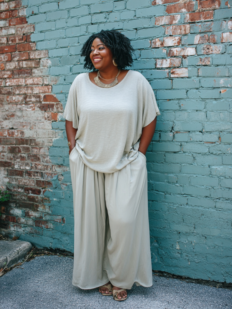 Stylish Plus Size Outfits for Broad Shoulders That Create Beautiful ...
